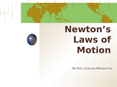 Ppt Newtons Laws Of Motion Final Copy Ppt Dokumentips