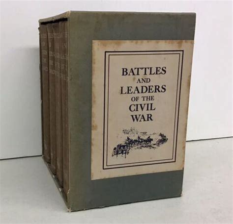 Battles And Leaders Of The Civil War 4 Vol Box Set 1956 Yoseloff
