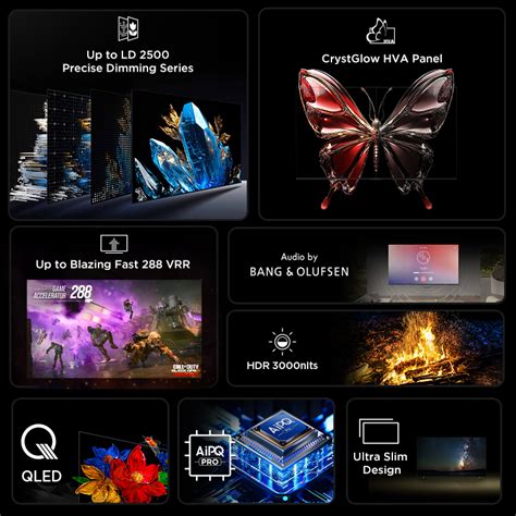 Tcl Qm K Series Qd Mini Led Qled K Uhd Smart Tv With Google Tv Qm K Tcl Usa