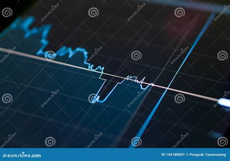 Closeup Graph Of Binary Option For Trading Platform Stock Image Image Of Abstract Graph
