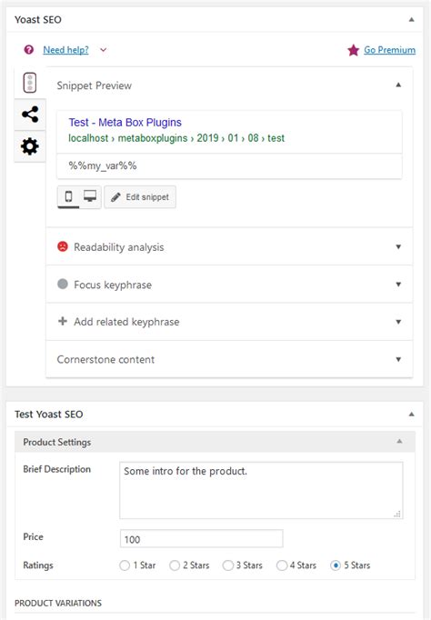 how to add custom fields to yoast seo meta tags meta box