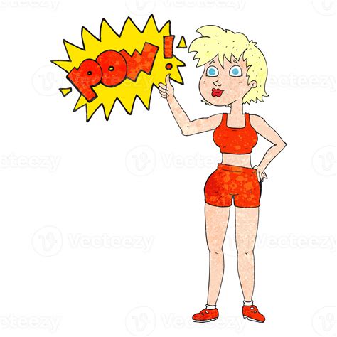 Happy Gym Woman Giving Thumbs Up Symbol 45171152 Png