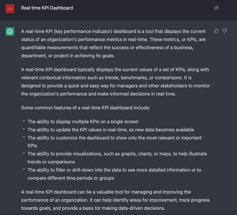Searcher Log On Linkedin Ask Openai For What Is Real Time Kpi