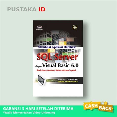 Promo Buku Membuat Aplikasi Data Base Sql Server Dengan Visual Basic 6