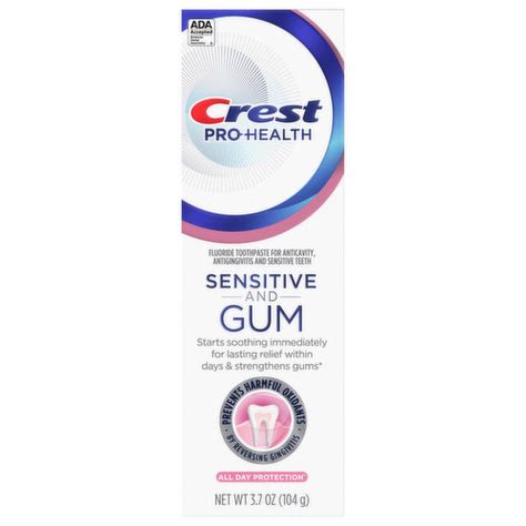 Crest Toothpaste Sensitive And Gum