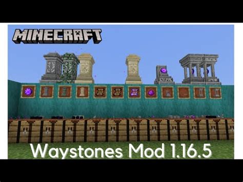 Waystones Mod Spotlight Minecraft Mod Spotlight YouTube