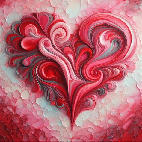 Premium Ai Image Icon Love Abstrak