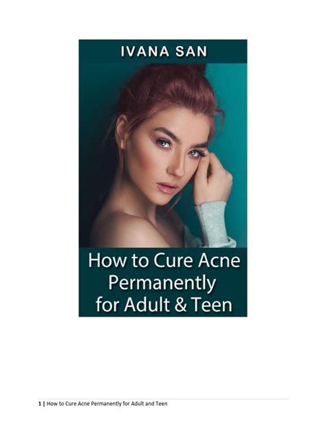 How To Cure Acne Permanently For Adult And Teen Pdf Adolescence
