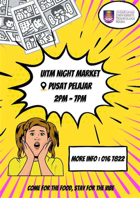 Uitm Night Market Poster Fundamentals Of Data Structures Uitm Night