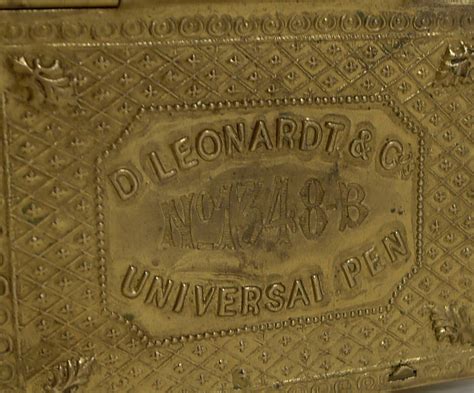 Victorian English Pen Nib Box By D Leonardt And Co Form Of A Book Etsy