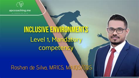 Inclusive Environments RICS Mandatory Competency APC Coaching For MRICS And MAIQS Face