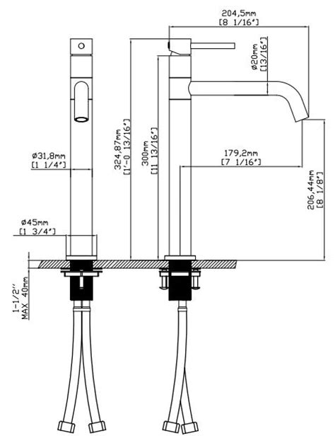 ברז פרח יוקרתי גבוה לכיור מונח רוז גולד מוברש Class ציפוי Pvd איי באט׳ Ibath