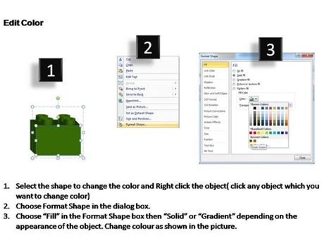 PowerPoint Process Teamwork Lego Blocks Ppt Backgrounds