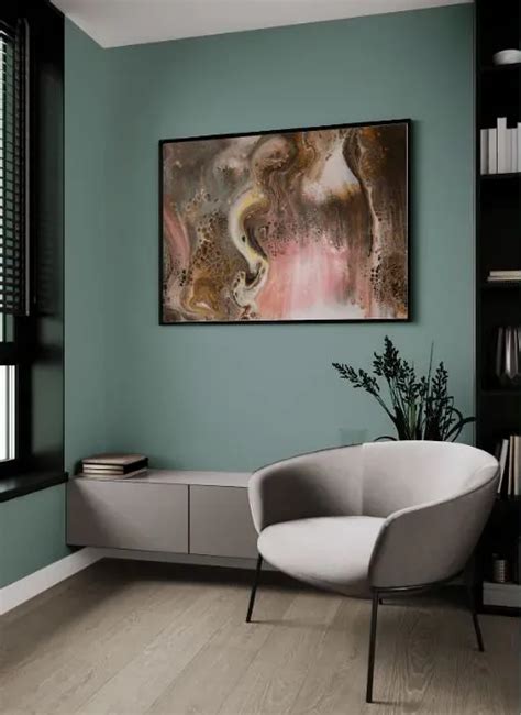 Benjamin Moore Mystic Lake Csp 745 30 Real Pictures