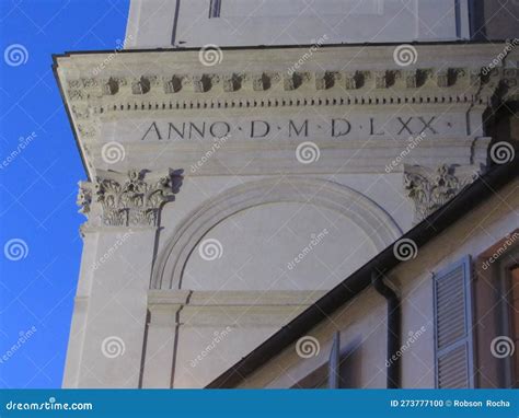 The Church Of The Santissima Trinità Dei Monti Rome Italy Stock