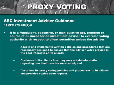 Ppt Proxy Voting Powerpoint Presentation Free Download Id168950