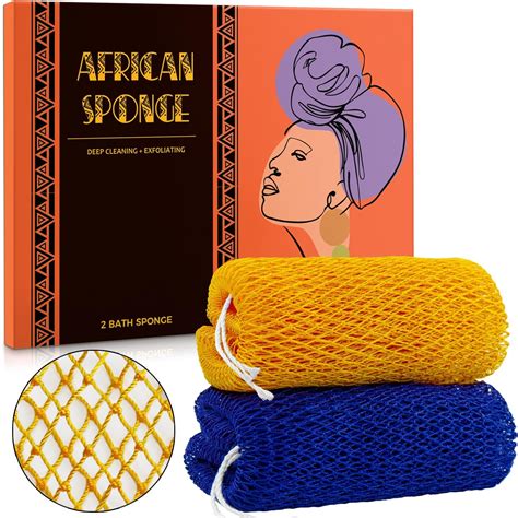Amazon.com: Afro Scrub African Net Sponge, African Bath Sponge, African Exfoliating Net Sponge ...