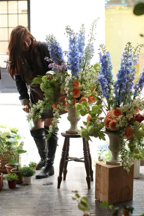 블레스유 플라워 오브제 화기 센터피스 전문가반 대형 센터피스bless You Flower Professional