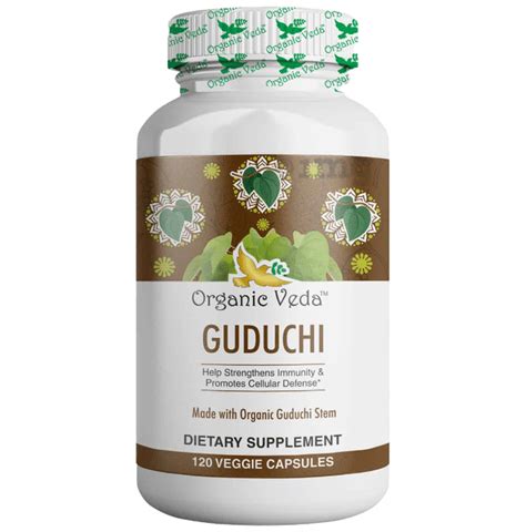 Organic Veda Guduchi Veggie Capsule Buy Bottle Of 1200 Vegicaps At