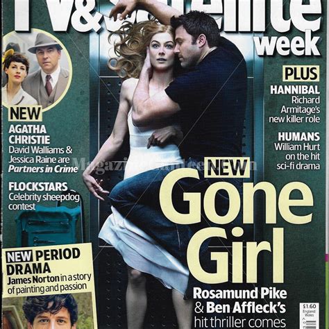 Tv And Satellite Week Magazine Rosamund Pike Magazine Canteen