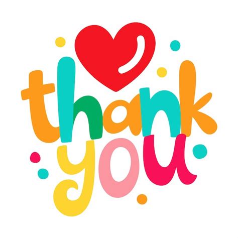 Premium Vector Typography Thank You Vector