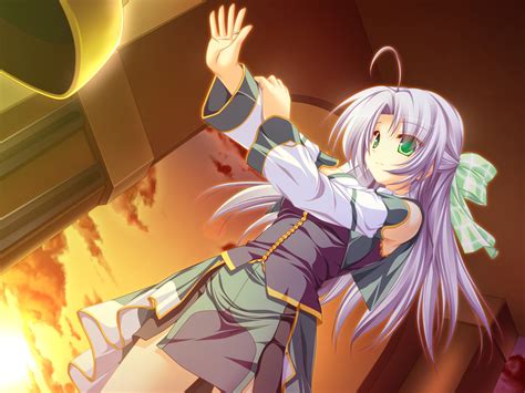 Alicia Infans Bow Game Cg Long Hair Magus Tale Purple Hair Tenmaso