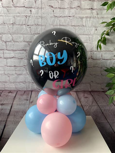 No Mess Gender Reveal Balloon The Wow Shop