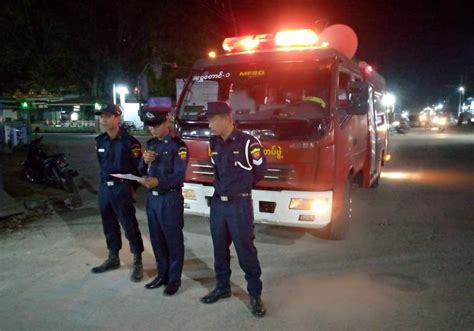 ရွှေတောင်မြို့နယ်တွင် မီးဘေးလုံခြုံရေးအတွက် သက်ဆိုင်ရာ ရပ်ကွက် ကျေးရွာမ