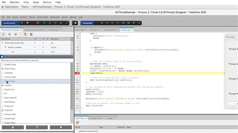 How To Use The Processes And Threads View In Totalview Youtube