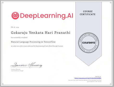 Pranathi Gokaraju On Linkedin Im Happy To Share That Ive Obtained A