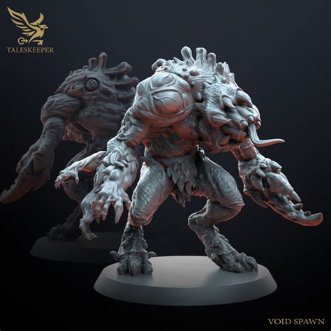 3d Printable Void Abomination And Spawn September Release By Tales Keeper