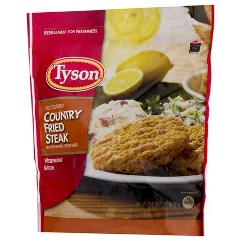 Tyson Country Fried Steak Hy Vee Aisles Online Grocery Shopping