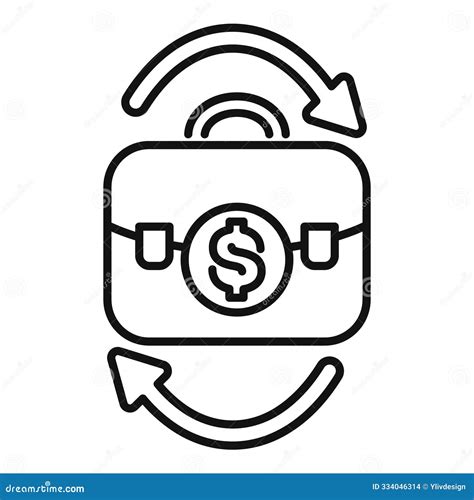 Money Turnover With Dollar Banknote Rotating Showing Cashflow Cartoon