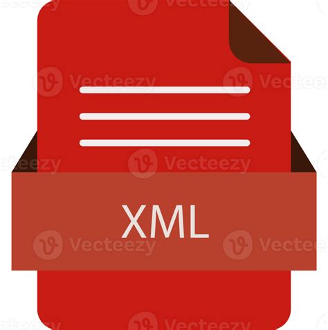 Modern Xml File Icon With Color And Rounded Corners And Folded Doc