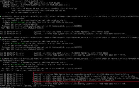 Emergency Mode Fsck Sur Dev Sda5 Support Debian Debian Fr Org
