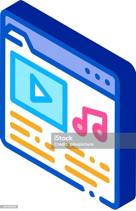 包含歌曲等軸圖示向量插圖的音樂資料夾向量圖形及更多一個物體圖片 一個物體 信 文件 卡拉ok Istock