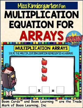 Multiplication Arrays Multiplication As Repeated Addition Boom Cards
