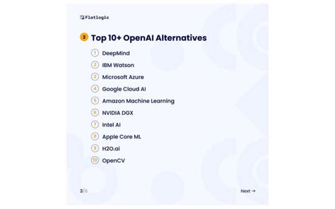 Top 10 Openai Alternatives Ppt