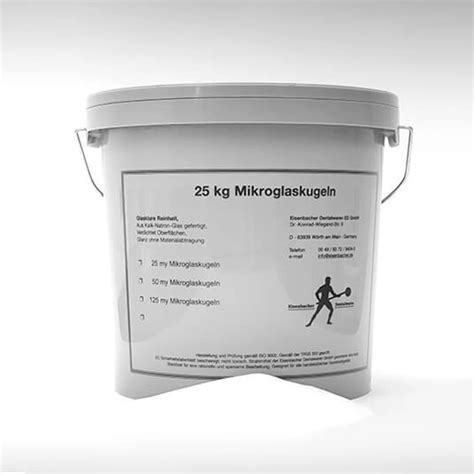 Mikro Glaskugeln White Glass Beads 50 Micron 10kg