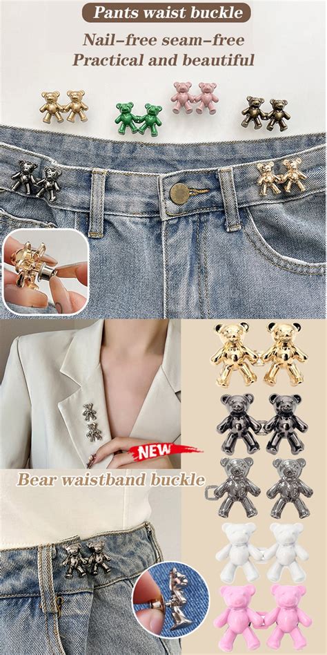 Women S Brooch Set Tighten Waist Brooches For Women Skirt Pants Jeans