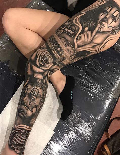 Découvrez Ces Magnifiques Tatouages Réalisés Sur Les Jambes