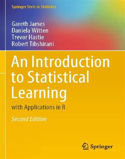 An Introduction To Statistical Learning With Applications 2nd Ed 2021