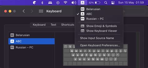 new monochrome keyboard layout symbols instead of country flags on