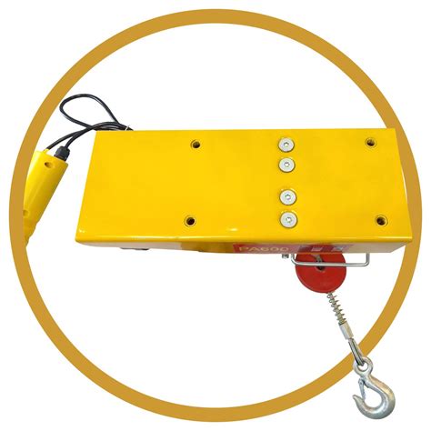 Talha Elétrica Guincho 220v 600kg PA600 12 metros