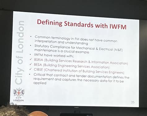 Iwfm Rising Fms Network Uk On Linkedin Defining Standards With Iwfm