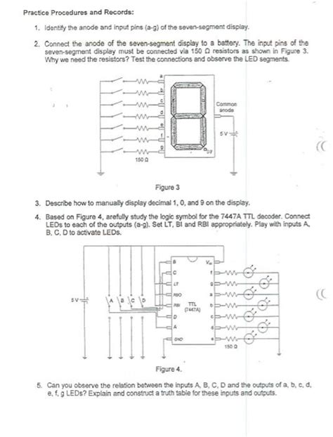 Solved Seven Segment Display Is A Common Output Device To