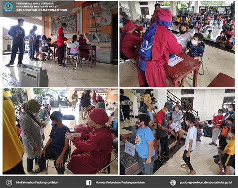 Pelaksanaan Kegiatan Vaksinasi Covid 19 Dosis 1 2 Untuk Anak Umur 6