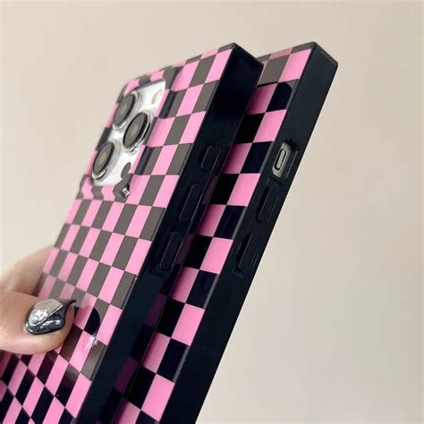 3d Pink And Black Rectangular Shape Case Iphone Cases Culture