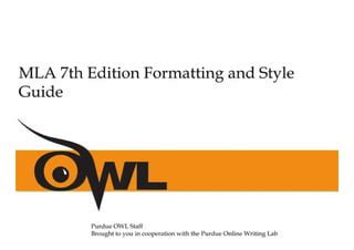 Purdue Owl Mla Format PDF