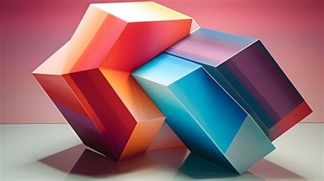 Premium Photo Contrasting Realities 3d Prism Illusion